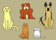 Five Dogs Stock Illustrations – 34 Five Dogs Stock Illustrations ...