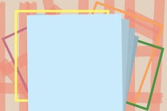 Fancy notepaper stock vector. Illustration of golden, decorated - 9115265