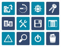 Developer Icons // Basics stock vector. Illustration of computing ...
