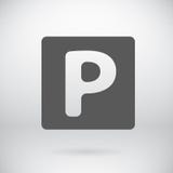 Car Park Parking Area Sign Symbol Pictogram Icon Stock Vector - Image ...