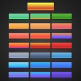 Flat User Interface Elements Set Stock Vector - Illustration: 34326314