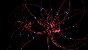 Brain With Electrical Impulses Stock Video - Video of blue, animation ...