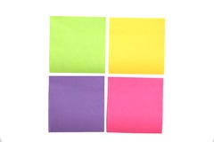 Multi Colored Post It Notes Stock Image - Image: 34046249