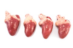 Raw chicken heart stock image. Image of ingredient, culinary - 27731155