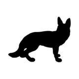 Fennec fox silhouette stock vector. Illustration of graphic - 50011722