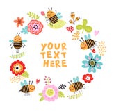 Funny insects - frame stock vector. Illustration of frame - 1847802