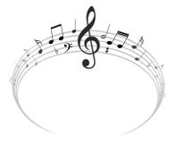 Round notes frame stock vector. Illustration of event - 23743006