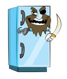 Sad fridge cartoon stock illustration. Illustration of fridge - 47926813