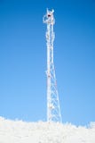 Frozen antenna stock photo. Image of construction, communications ...