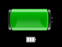 Empty, Half-full And Full Battery Royalty Free Stock Images - Image ...