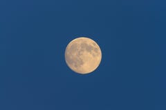 Full moon in daylight stock photo. Image of blue, natural - 2166424