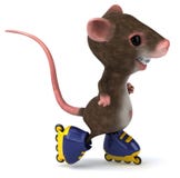 Mouse with a tooth stock illustration. Illustration of small - 13564491