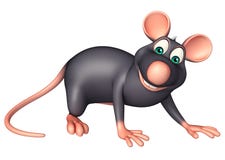 Funny cartoon rat stock vector. Illustration of grey - 24778021