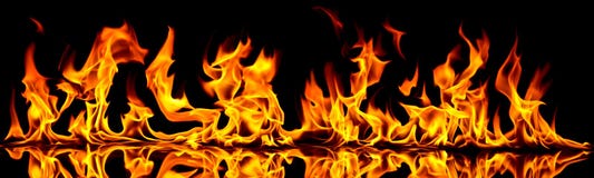 Fuoco e fiamme. immagine stock. Immagine di caldo, estratto - 20819651