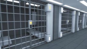 Futuristic jailhouse stock illustration. Illustration of criminal ...