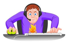 Gamer Stock Illustrations – 8,554 Gamer Stock Illustrations, Vectors ...