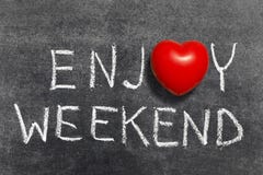 Geniet van het weekend stock illustratie. Illustratie bestaande uit ...