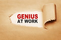 Genius At Work stock illustration. Illustration of humor - 7515097