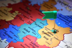 Germany, Relief Map Royalty Free Stock Image - Image: 3002856