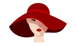 Lady Red Hat Stock Illustrations – 2,886 Lady Red Hat Stock ...