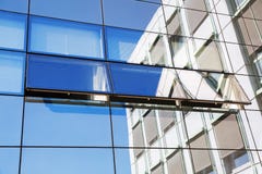 Window Front Of An Office Building Stock Photo - Image: 27926446