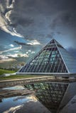 Glass Pyramids In Edmonton, Alberta, Canada Stock Photo - Image of ...