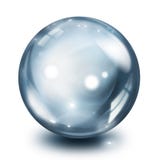 Pearl-Transparent Glass Sphere Stock Photo - Image: 13226360