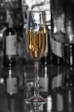 Glass of wine Bar Table stock photo. Image of illuminated - 2290250