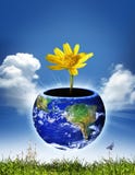 Earth solutions stock image. Image of globe, nature, solution - 6085779