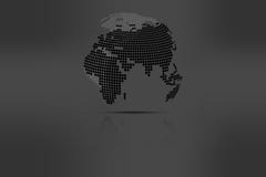 Grayscale World Map Illustration Stock Vector - Illustration of ...