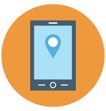 GPS Device Icon stock vector. Illustration of symbol, driving - 5173708