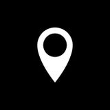 Black gps icon stock vector. Illustration of illustration - 47252733