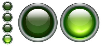 Green light icons stock vector. Illustration of icon, circle - 6755673