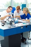 Boss in a dental lab stock image. Image of dentistry - 11766733