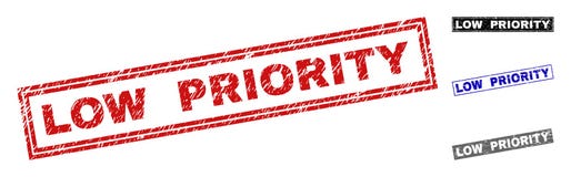 Low priority stock vector. Illustration of rectangular - 104339604