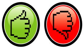 Handzeichen Schlecht Und Gut Stock Abbildung - Illustration von ...