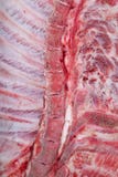 Half Of A Cow Carcass Hanging On A Butcher Stock Image - Image: 31302759