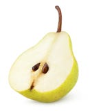 Pear and half Pear stock photo. Image of leaf, fresh - 18093096