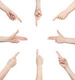 Hand Showing Direction Sign Stock Photos, Images, & Pictures - 4,252 Images