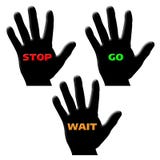 Stop wait go sign stock vector. Illustration of closed - 41262811