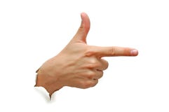 Hand Showing Direction Sign Stock Photos, Images, & Pictures - 4,252 Images