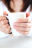 Hands holding a cup stock image. Image of close, closeup - 4980631