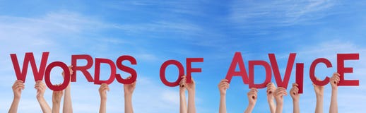 Words Of Advice Bulletin Board Consulting Guidance Tips Suggesti Stock ...