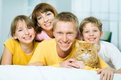 The Happiest Family In The World Stock Photography - Image: 11620412