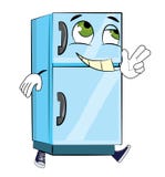 Sad fridge cartoon stock illustration. Illustration of fridge - 47926813