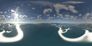 360 Degree Space Nebula Panorama, Equirectangular Projection ...