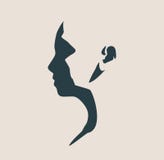 A unisex silhouette stock illustration. Illustration of professionals ...