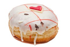 Heart donuts and coffee stock image. Image of break, baking - 38409277