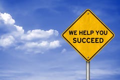 We help you succeed stock photo. Image of positive, guarantee - 43815438