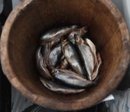 Salted Herring In A Barrel Royalty Free Stock Image - Image: 23442376